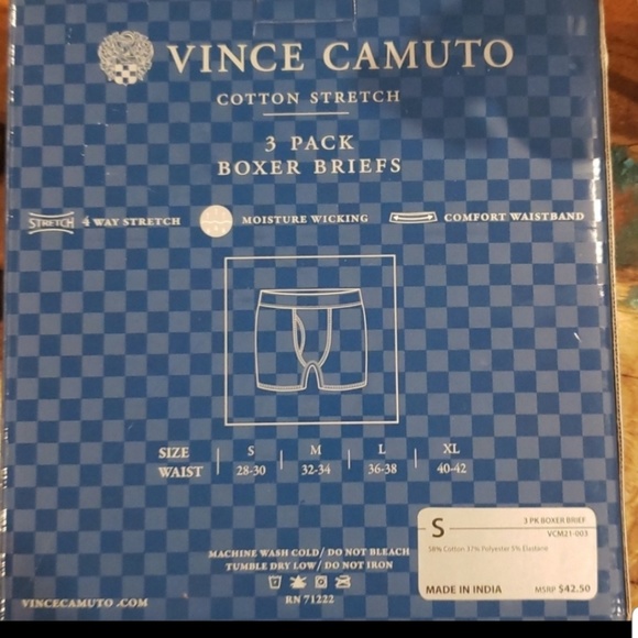 Vince Camuto | Underwear & Socks | Vince Camuto Boxer Brief 3 Pack ...